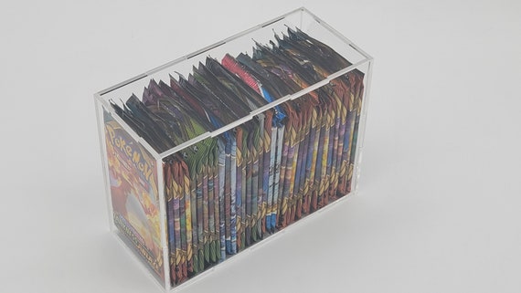 Pokemon Booster Pack 36CT Acrylic Storage Holder Case Box - Etsy
