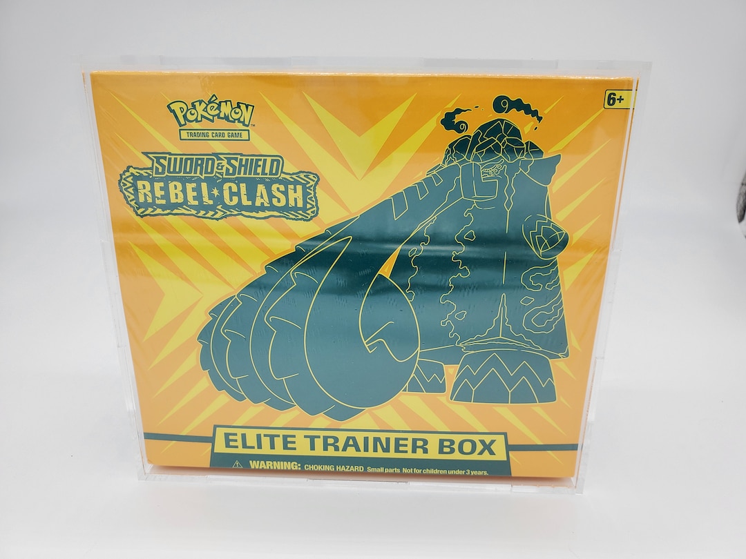 Pokemon Acrylic Elite Trainer Box Display Case Box, Framing/display ...