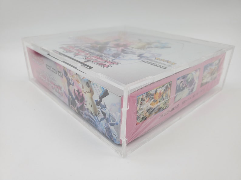 Pokemon Acrylic Japanese Booster Box Display Case Framing/display ...