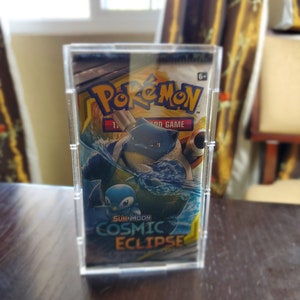 Pokemon Acrylic Booster Pack Display Case Box Framing/Display | Etsy