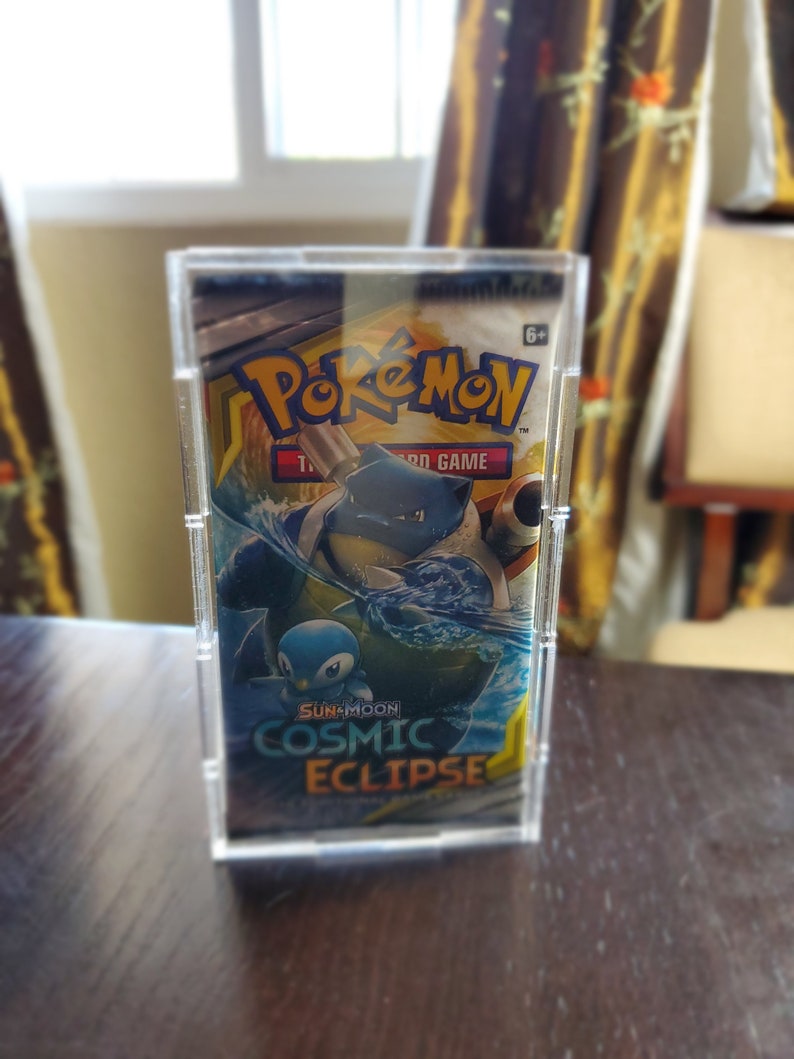 Pokemon Acrylic Booster Pack Display Case Box Framing/Display | Etsy