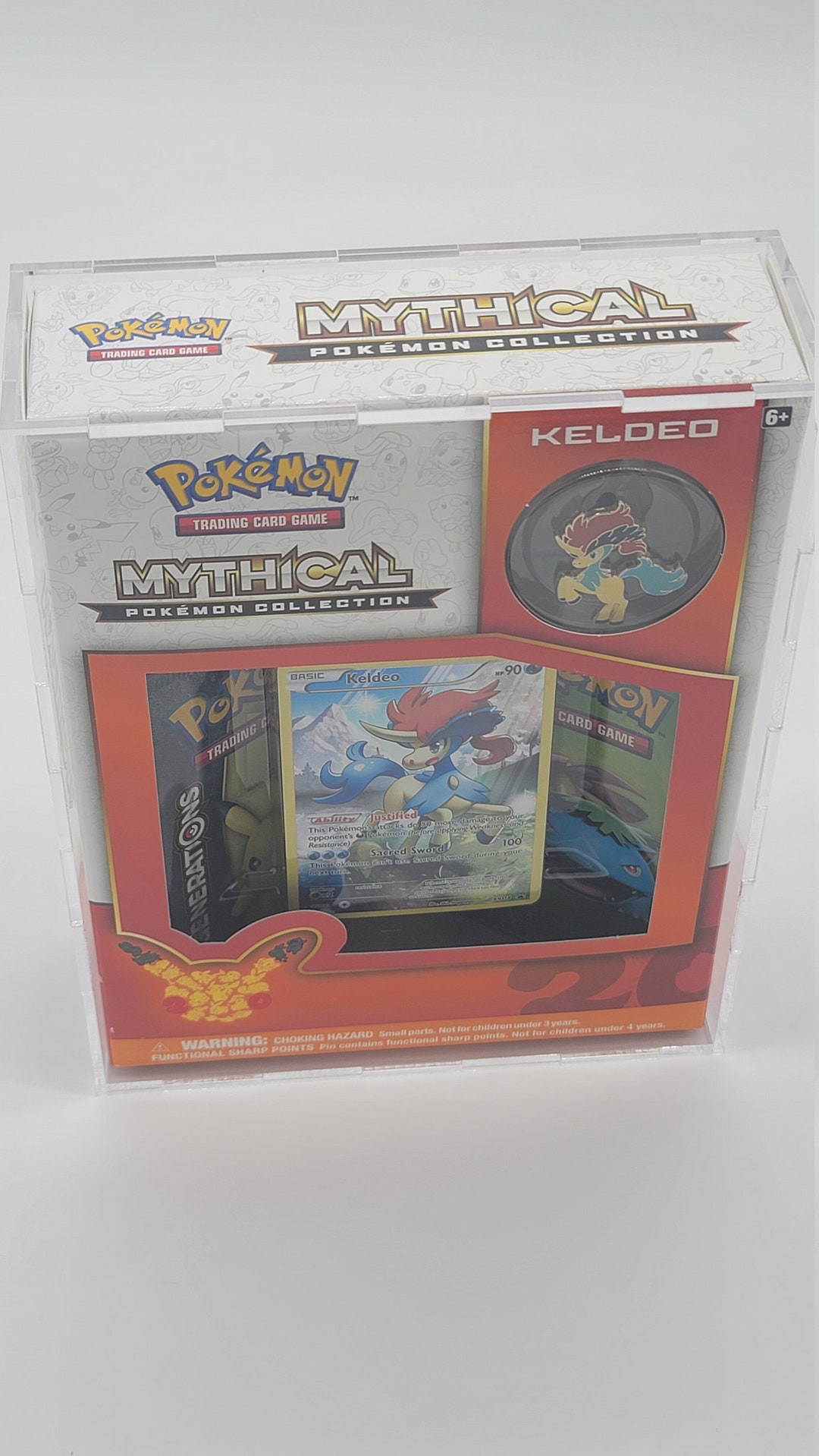 Pokemon Acrylic 20th Anniversary Mythical Collection Box, Framing ...