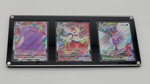 Pokemon Acrylic 3 Card Magnetic Display Case Framing/display - Etsy