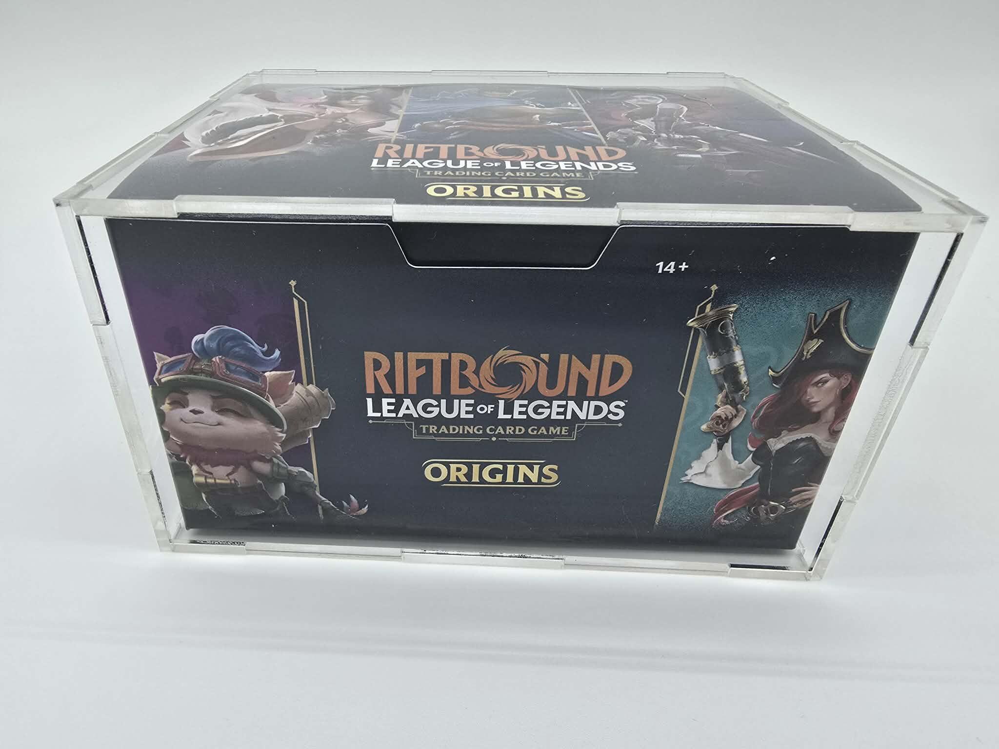 Riot Riftbound Booster Box Acrylic Booster Box Display Case Box ...