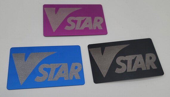 Pokemon Metal Engraved Vstar Marker Ability Token Counter New - Etsy