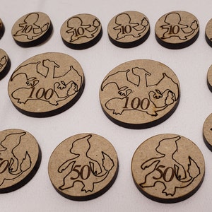 Pokemon TCG Damage Markers Damage Tokens or Damage Counters | Etsy