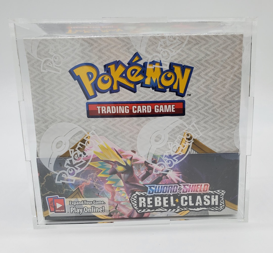 Pokemon Acrylic Booster Box Display Case Box, Framing/display Quality ...