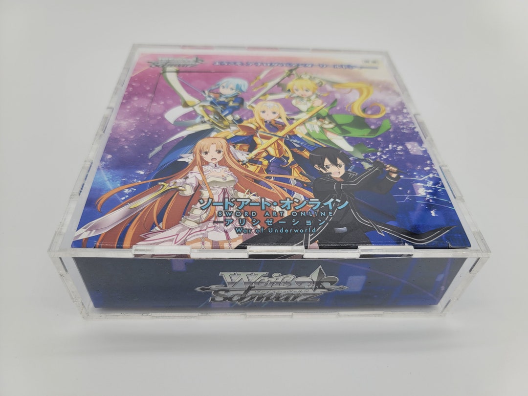 Weiss Schwarz Acrylic Booster Box Display Case Box, Framing/display ...