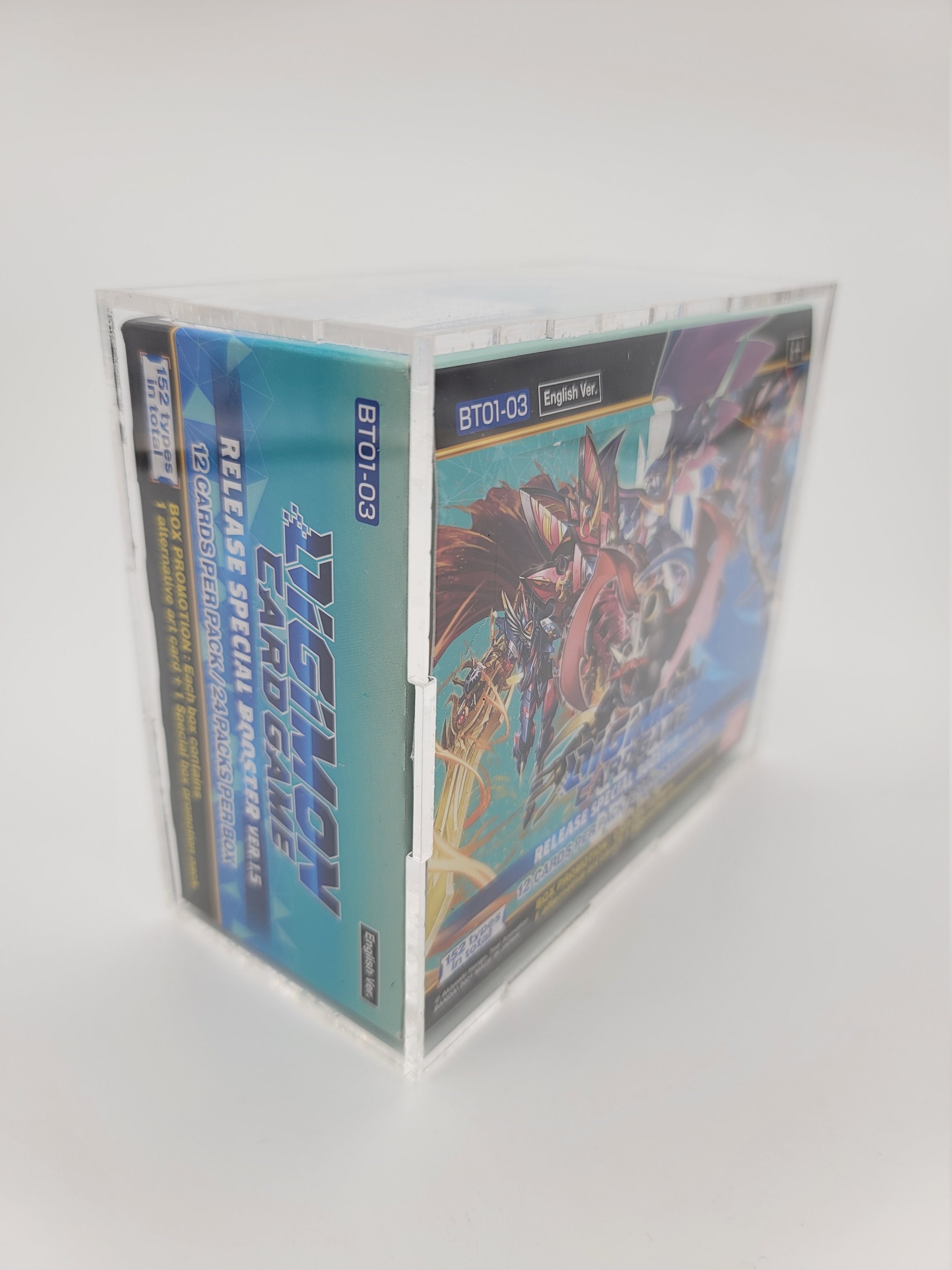 Digimon Acrylic Booster Box Display Case Box, Framing/display Quality ...