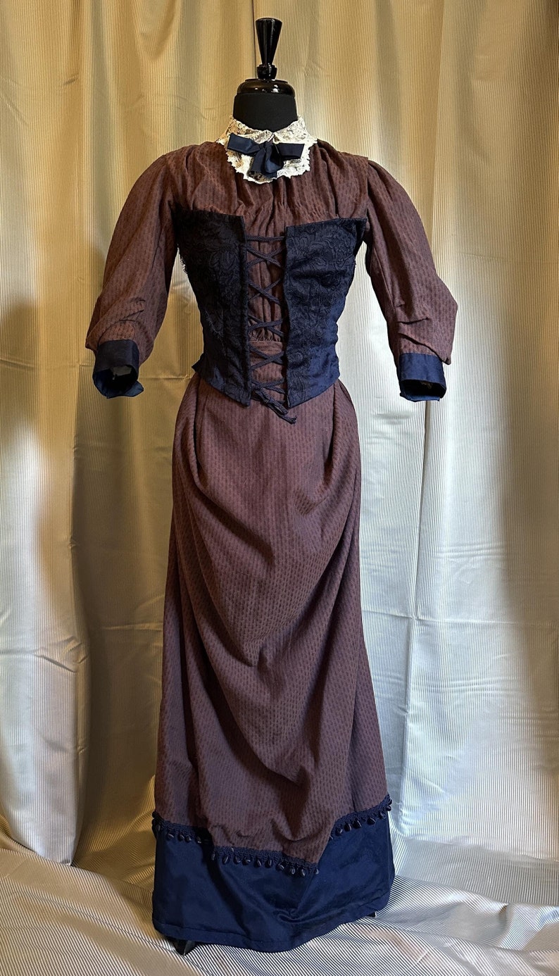 1892 Metropolitan Fashions Dress - Etsy