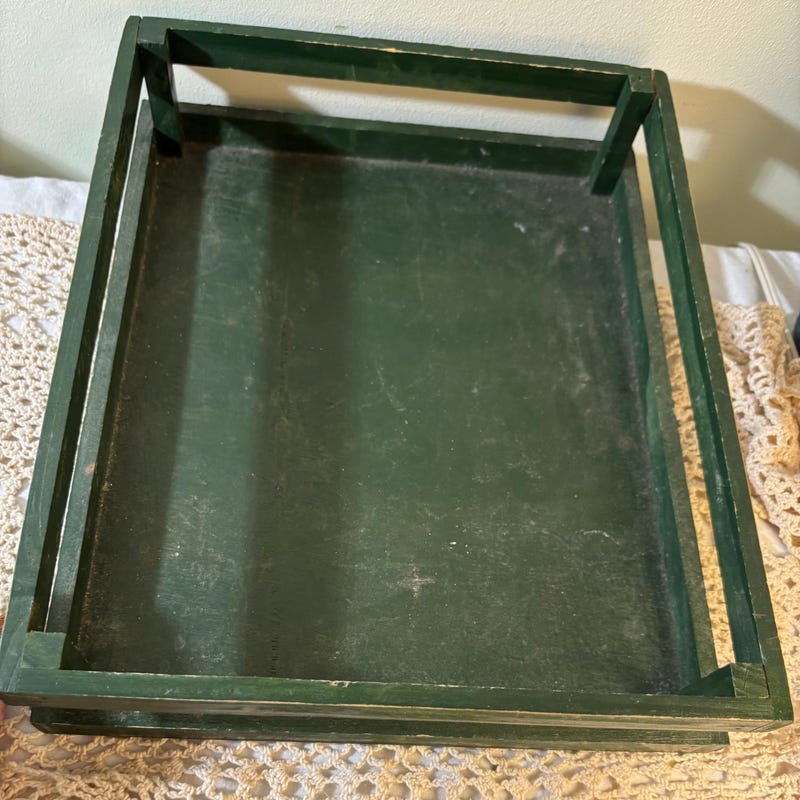 Distressed Wood Tray - Etsy