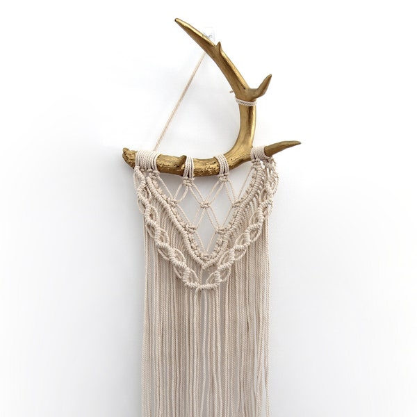 Deer Antler Macrame - Etsy