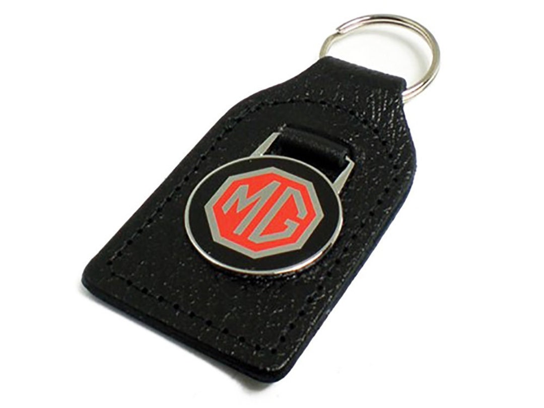 MG Red Gold Octagon on Black British Sports Car Collector Handcrafted ...
