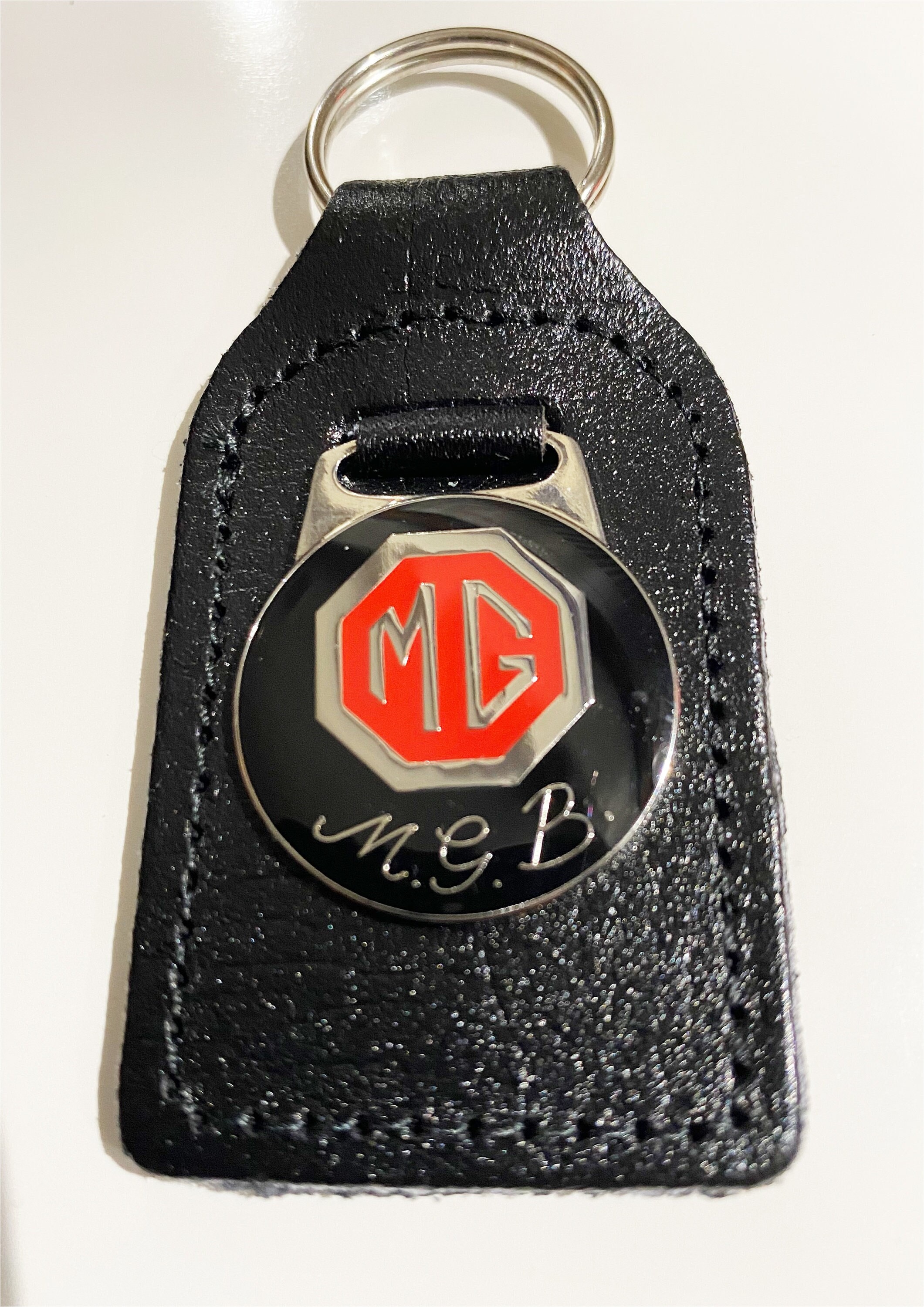 MG Red Octagon MGB British Sports Car Collector Handcrafted Black ...
