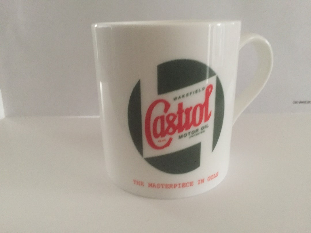 Set of 4 Classic Castrol Oil LOGO Fine Bone China Mugs - Etsy
