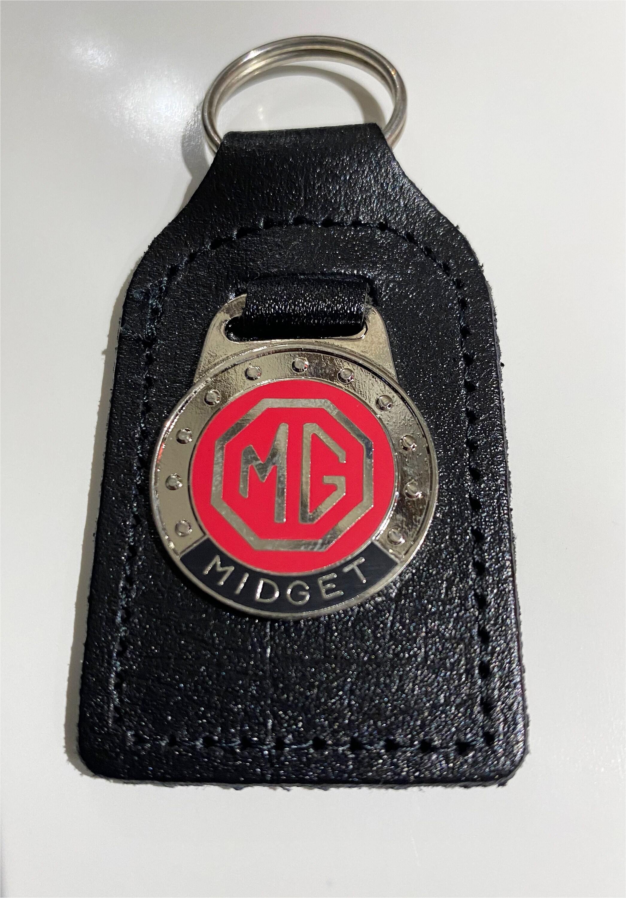 MG Red Octagon Midget British Sports Car Collector Handcrafted Black ...