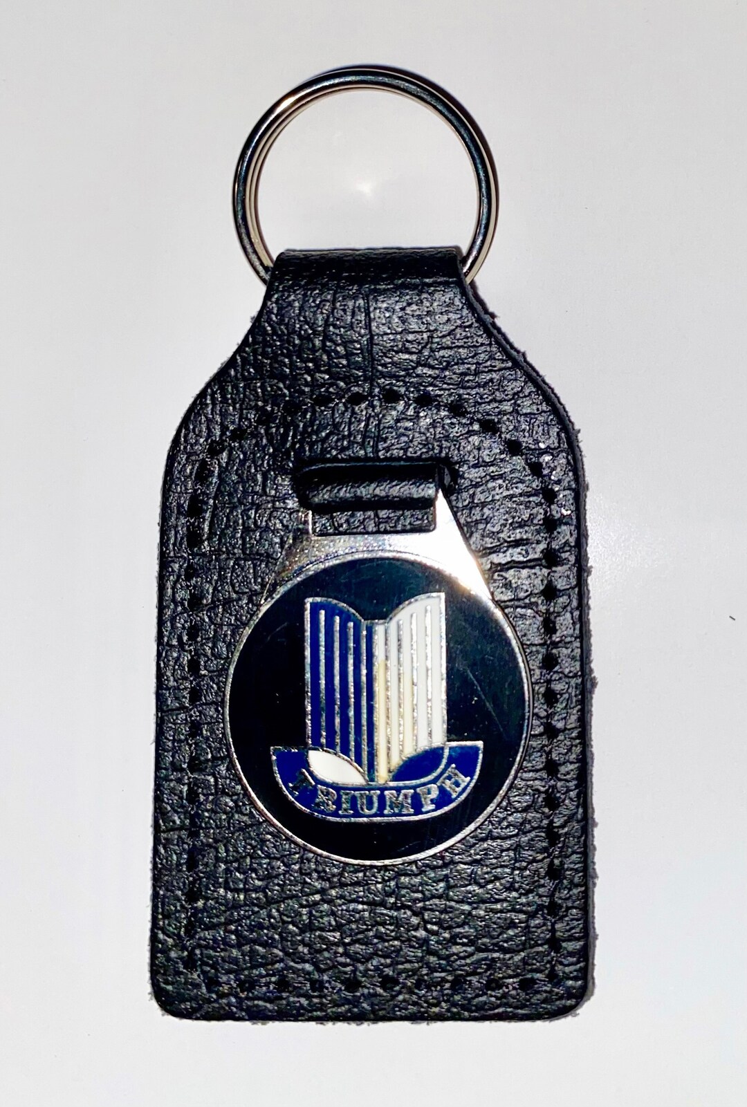 Classic Triumph Blue Emblem British Sports Car Collector Handcrafted ...