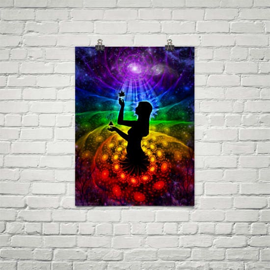 Illumination, Visionary Art, Poster, Print, Wall Art, Psychedelic Art ...