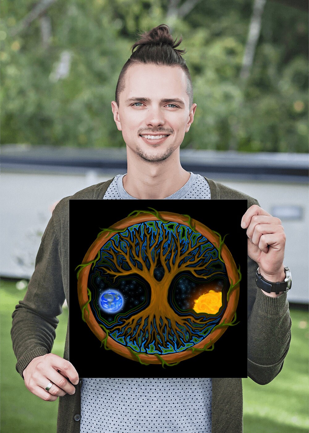 Astral Tree of Life Poster, Celtic Tree of Life, Art, Illustration ...