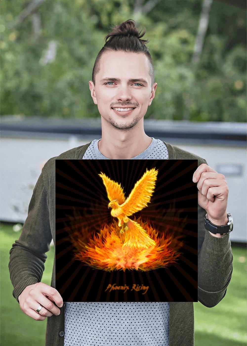 Phoenix Rising Poster, Phoenix Art, Phoenix Poster, Fire Bird, Phoenix ...