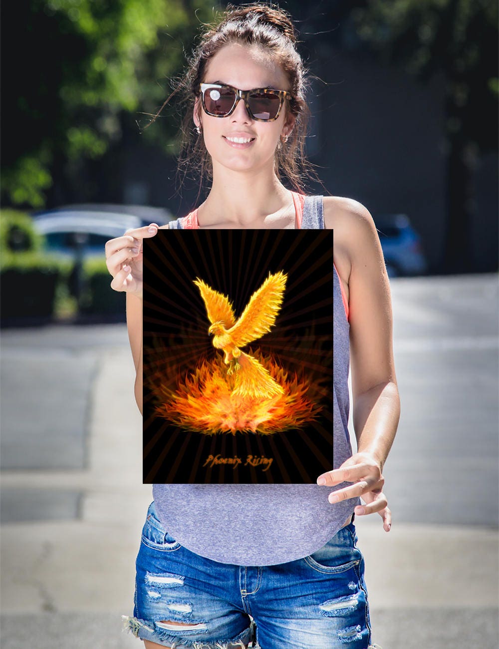 Phoenix Rising Poster, Phoenix Art, Phoenix Poster, Fire Bird, Phoenix ...