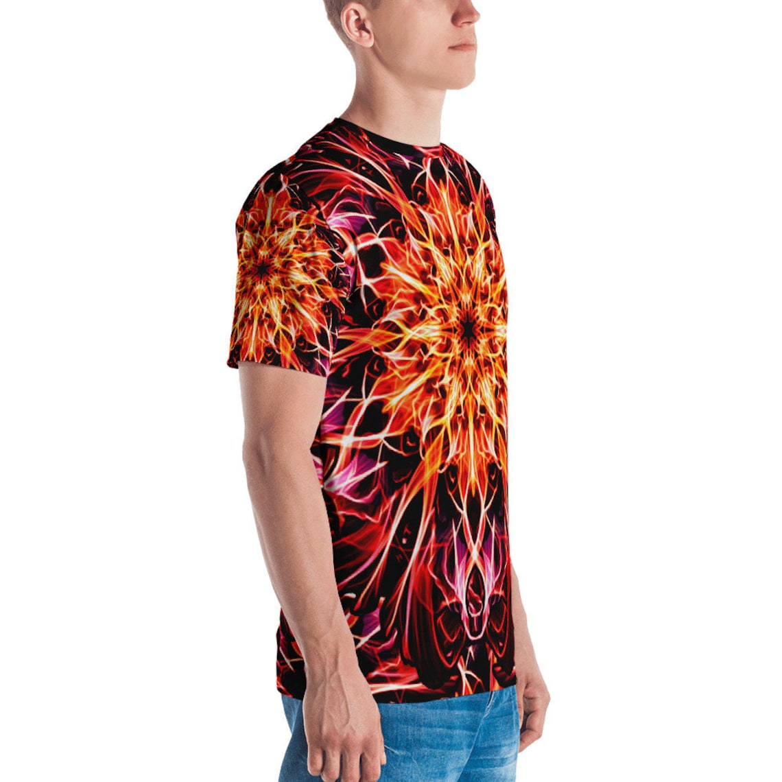 Psychedelic Shirt, Mandala Shirt, Rave Shirts, Trippy Shirts, Festival ...