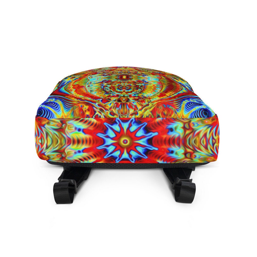 Psychedelic Trippy Backpack Festival Bag Bags and Purses - Etsy
