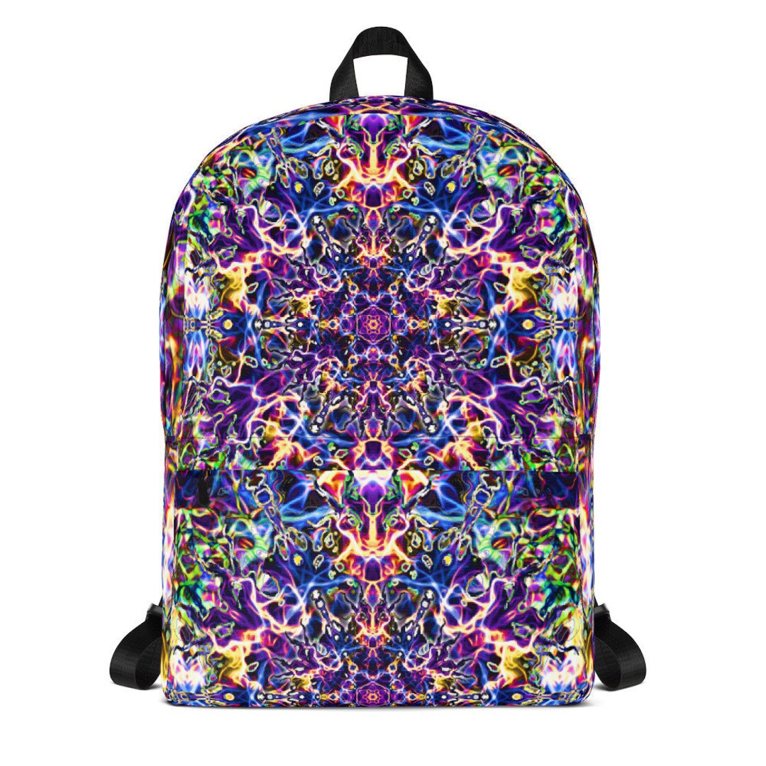 Psychedelic, Trippy, Backpack, Festival Bag, Bags and Purses, Yoga ...