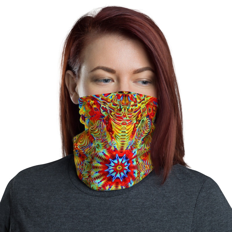 Psychedelic Mask - Etsy