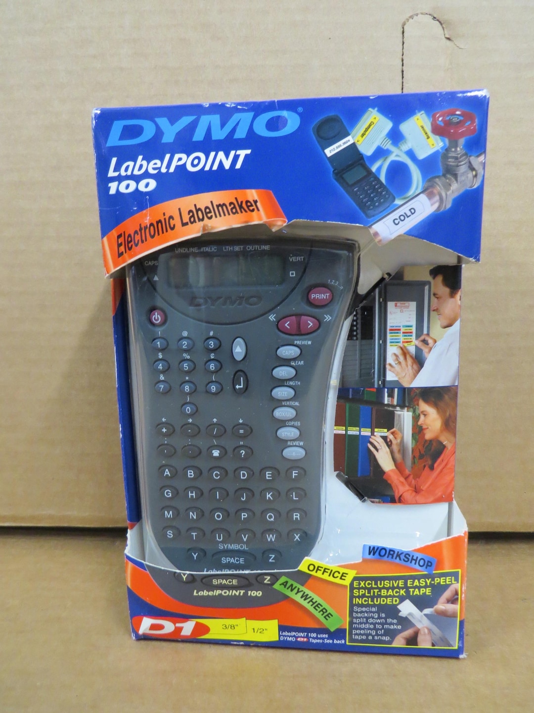 2002 Dymo Labelpoint 100 Label Printer and Tape Original Box NIB - Etsy