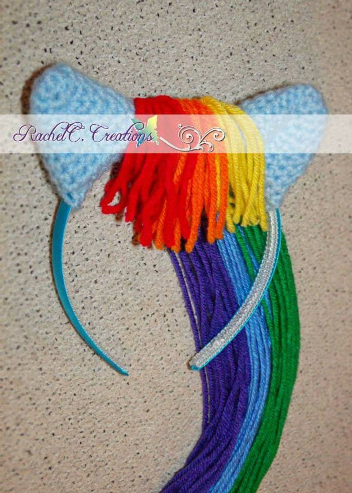 Pony Crochet Ears Headband - Etsy