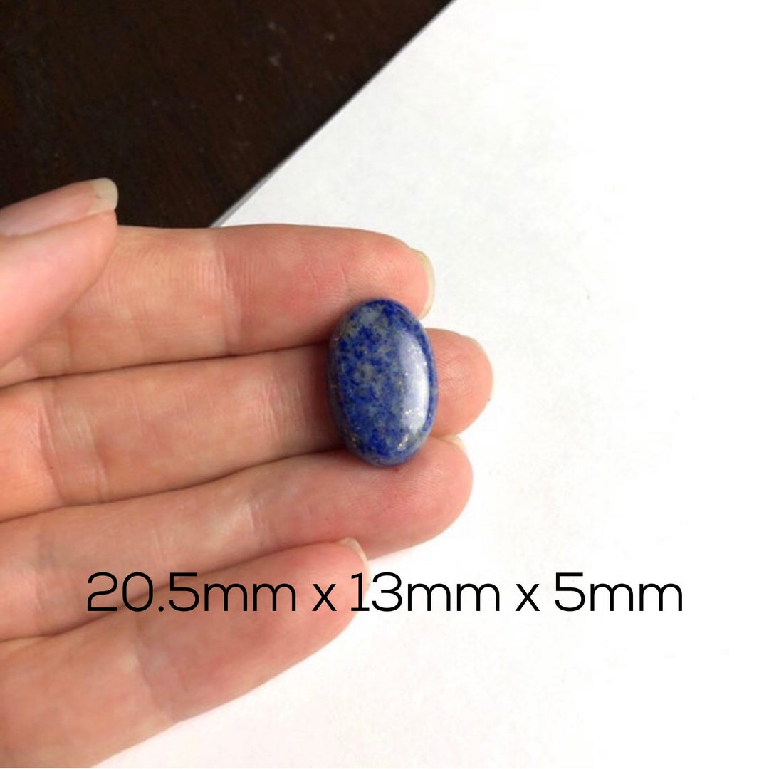 Piedra preciosa de cabina de cabujón ovalado de lapislázuli - Etsy España