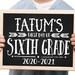 Printable Last Day of Eighth Grade, Next Stop High School Sign ...