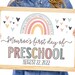 Boho Rainbow First Day of School Sign, 1st Day of School, Back to ...