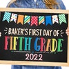 Class of 2033 Printable Sign, First Day, Kindergarten Graduation, Back ...