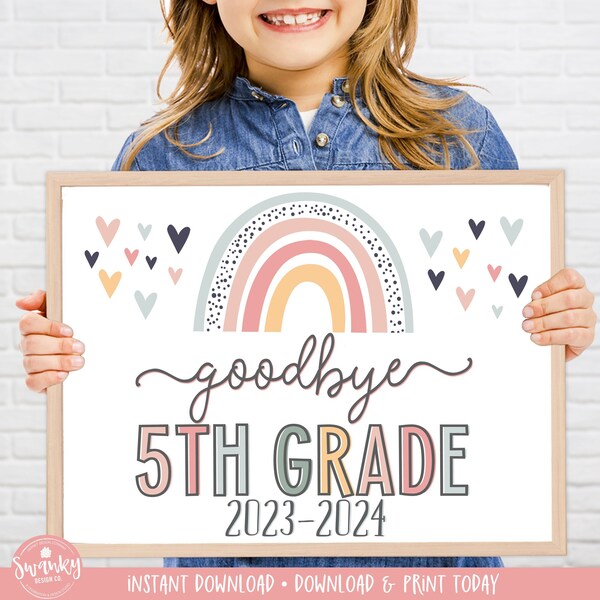 5th Grade Sign - Etsy
