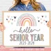 Class of 2034 Printable Sign, First Day of Kindergarte, Boy Graduation ...
