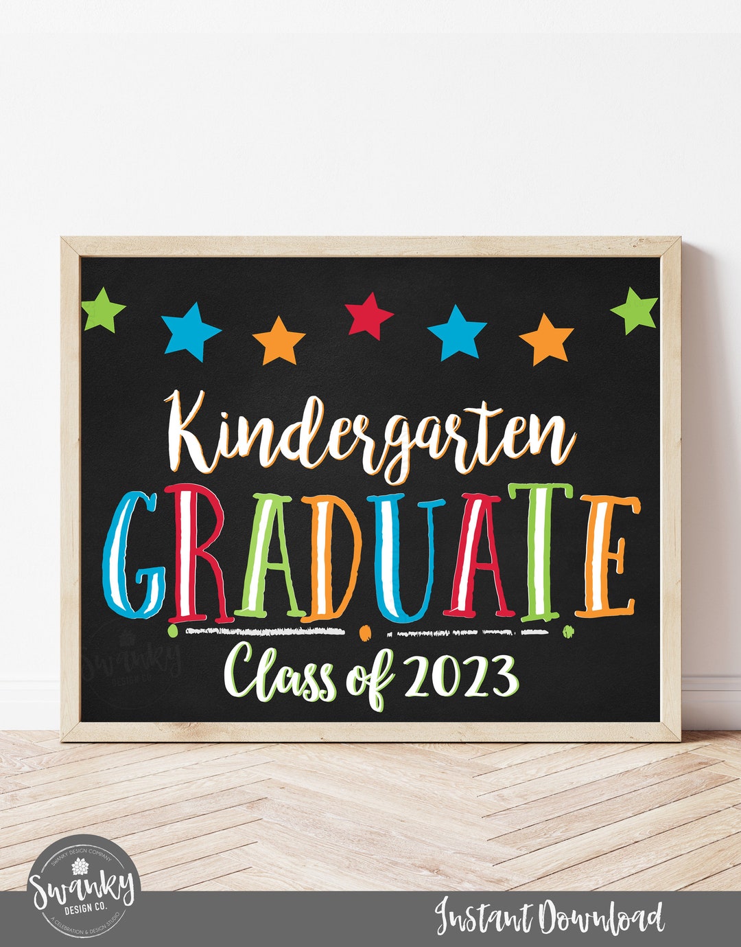 Kindergarten Graduation Sign Printable Kindergarten Graduate - Etsy