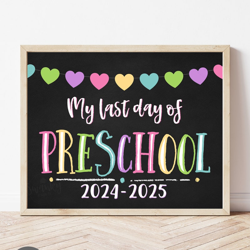 Last Day Preschool - Etsy