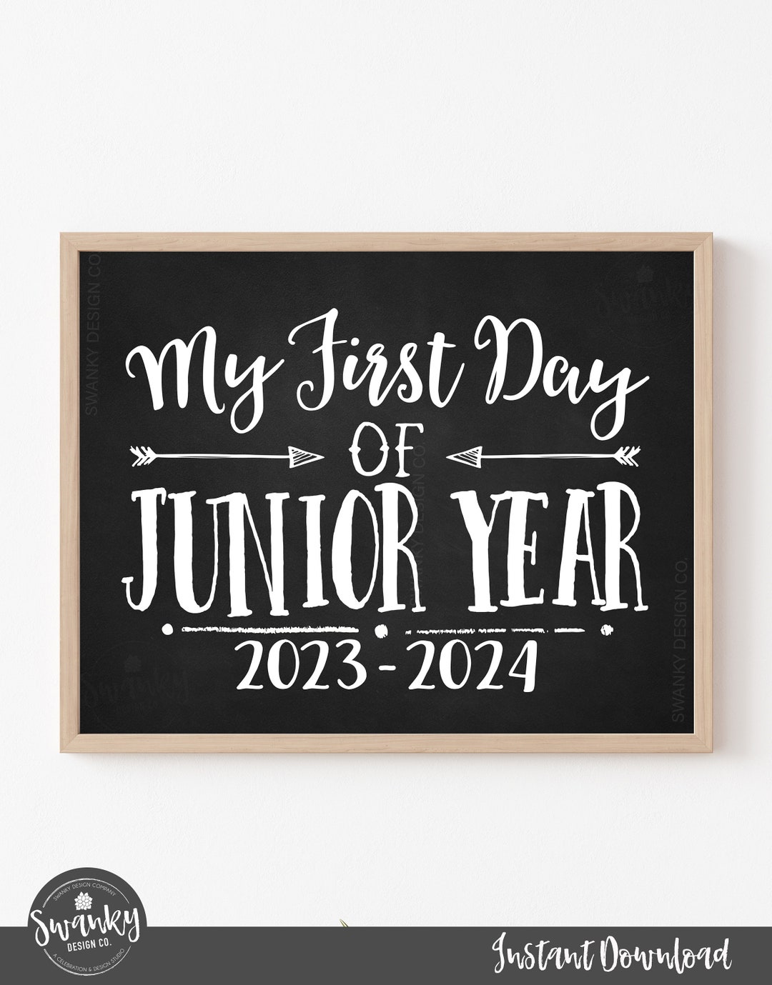 First Day of Junior Year Sign ELEVENTH Grade Sign Printable - Etsy