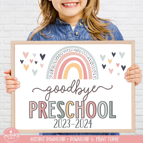 Preschool Sign - Etsy