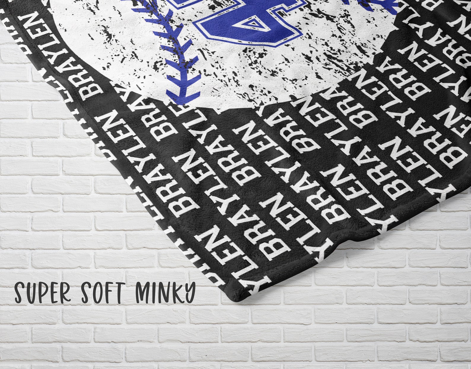 Personalized Baseball Blanket Gift Idea for Baseball Player - Etsy