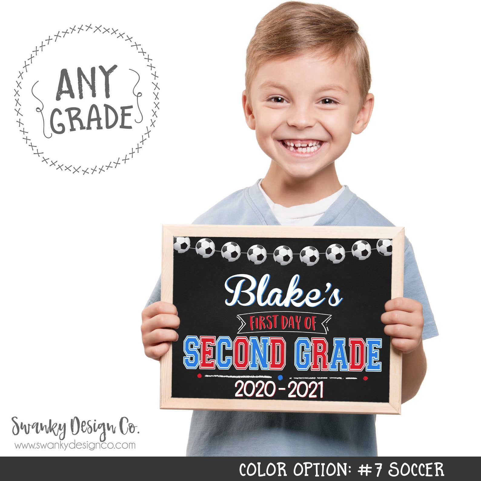 Printable Back to School Sign Boy First Day of School Sign | Etsy