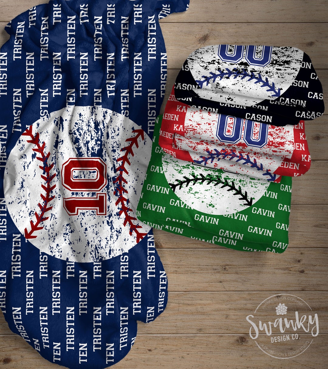 Personalized Baseball Blanket, Gift Idea for Baseball Player, Minky ...