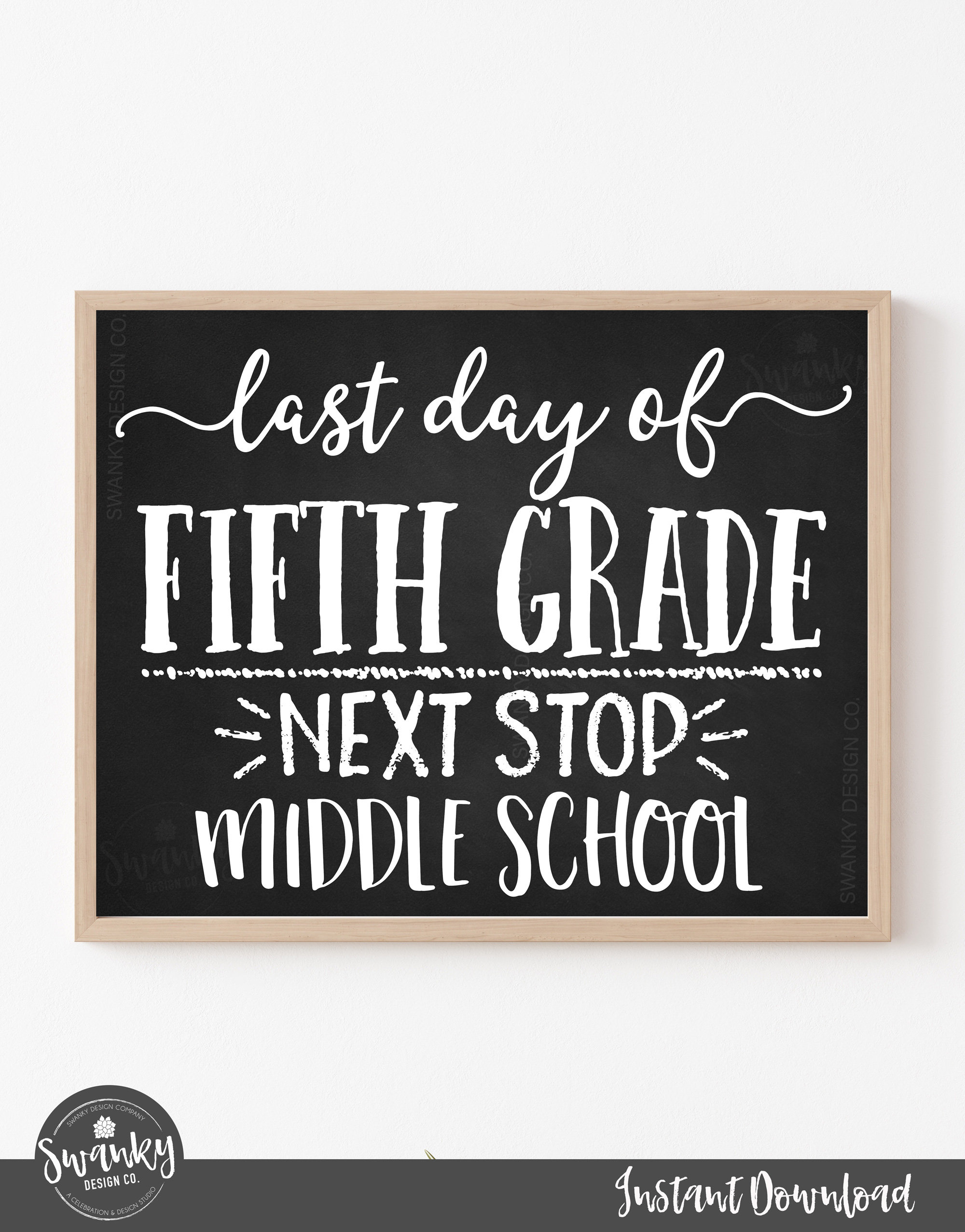 5th Grade Printable Sign Free Printable Last Day Of School Signs 2024