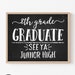 8th Grade Graduate Chalkboard Sign LAST Day of EIGHTH Grade - Etsy