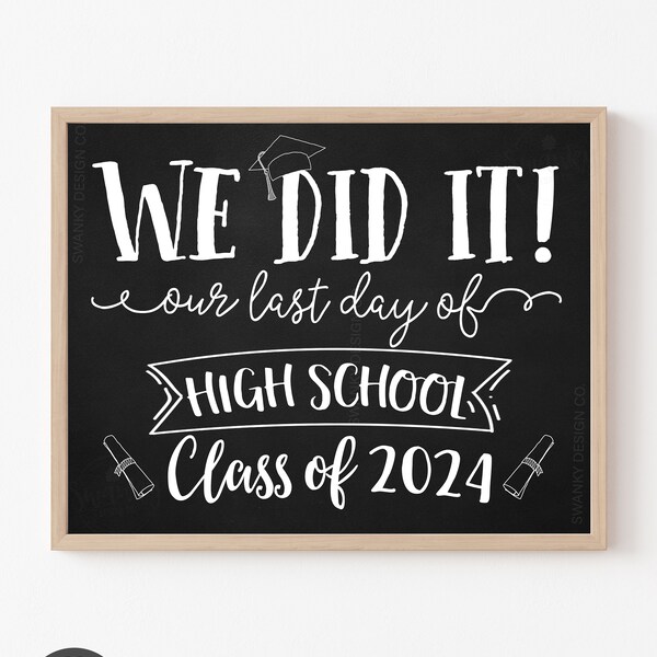 We Did It Graduation - Etsy