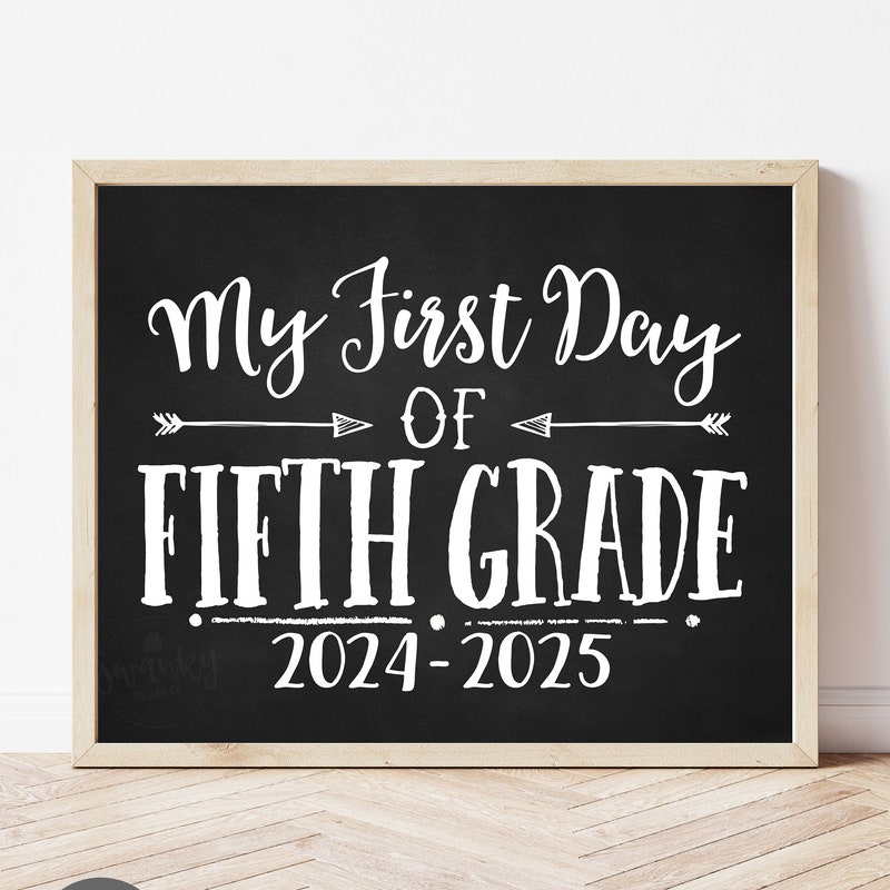 5th Grade Sign' - Etsy