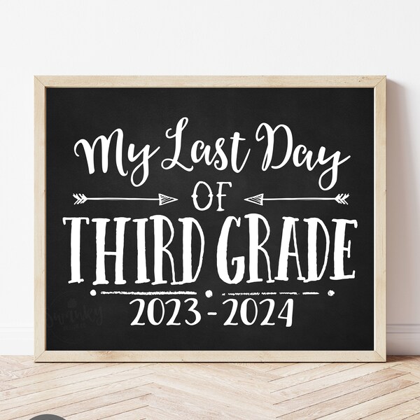 3rd Grade Sign - Etsy