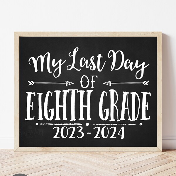 First Day of 8th Grade - Etsy